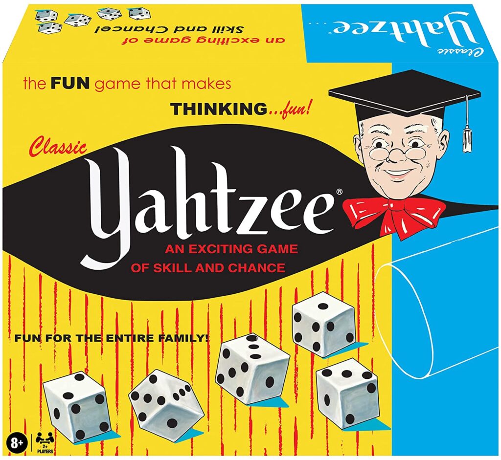 Yahtzee Dice Game, Original Classic Edition - Old Fashioned Toys